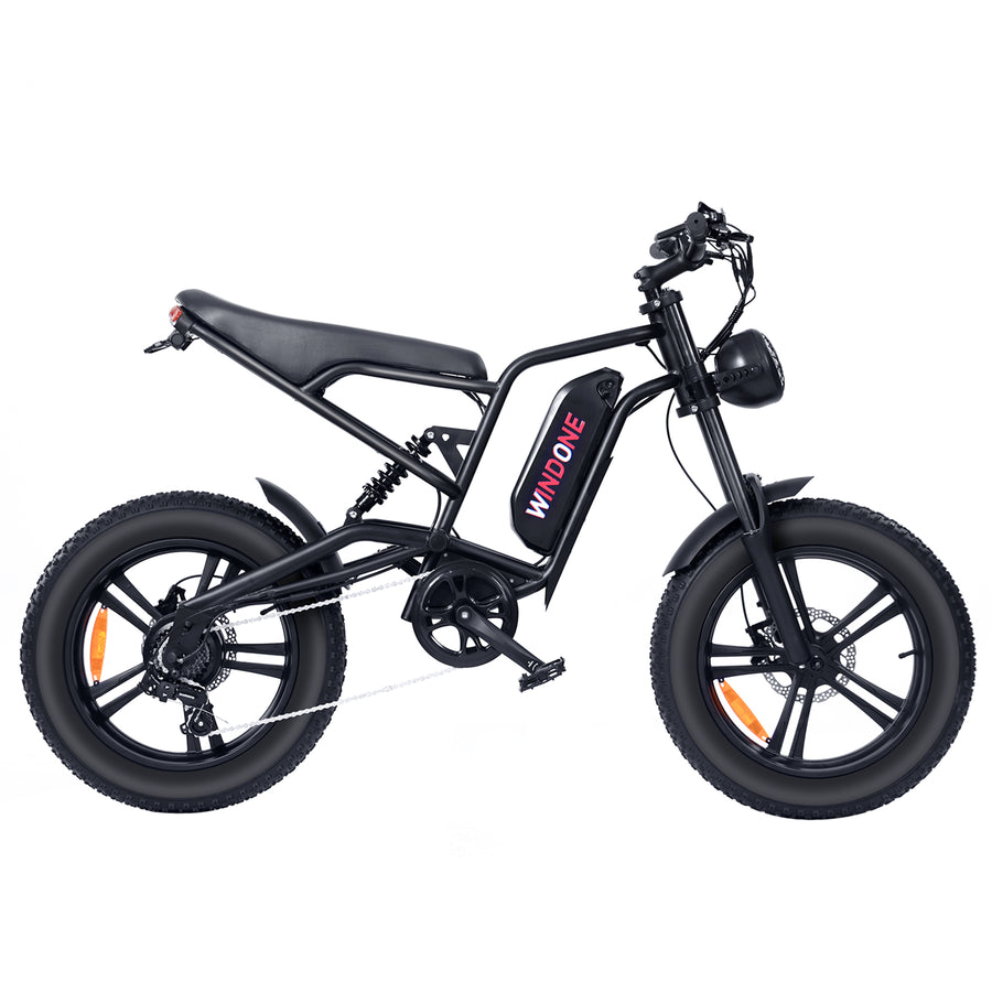 Windone E2 Fat Tire Off Road Urban Commuter Electric Bike