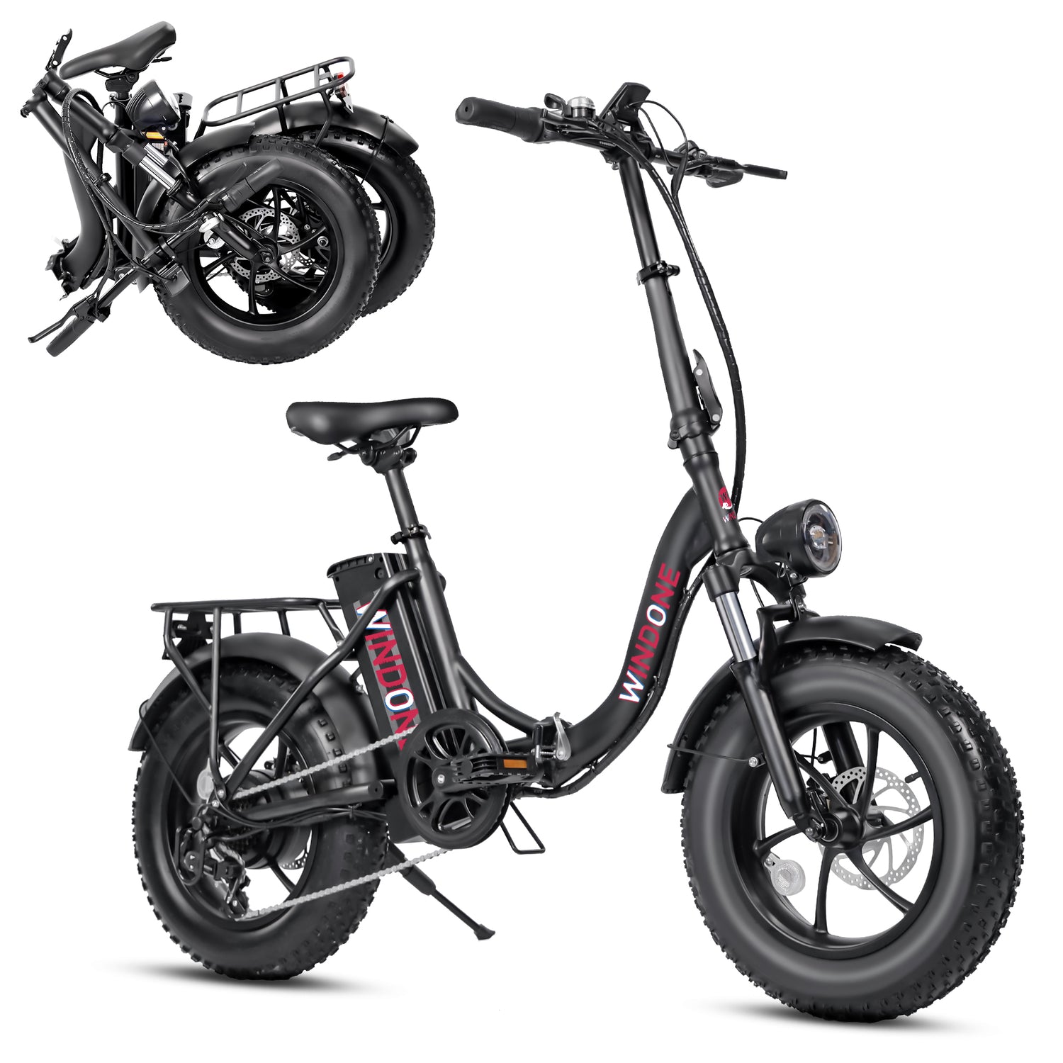 Windone S16 Fat Tire Folding Commuting Electric Bike