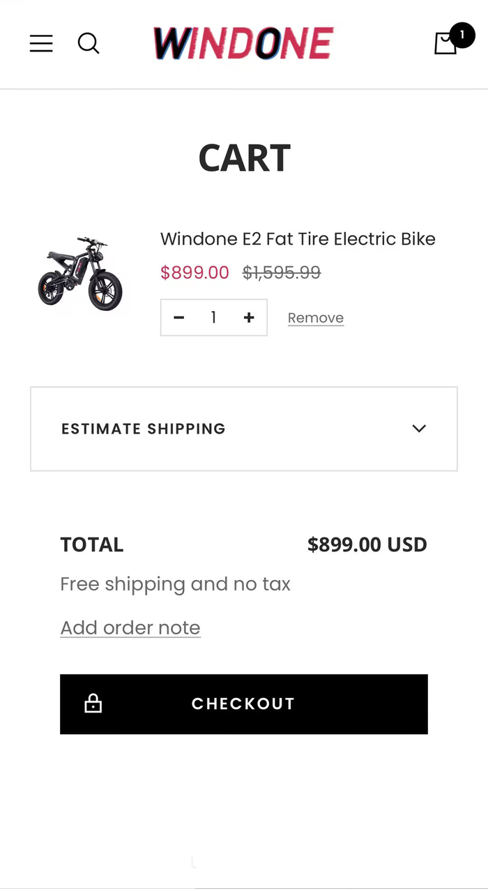Windone electric bike is live with Afterpay!